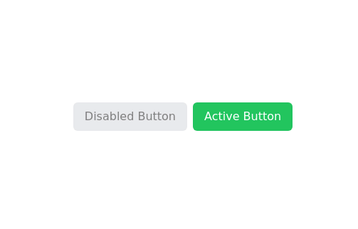Disabled Button And Active Button Tailwind Css Example
