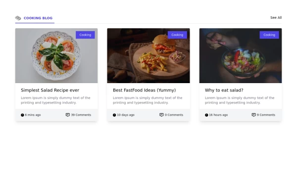 Bento Grid Layout With Images Tailwind Css Example