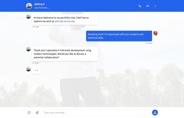 Chat Ui Tailwind Css Example