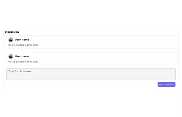 17 Free Comment Section Examples In Tailwind Css