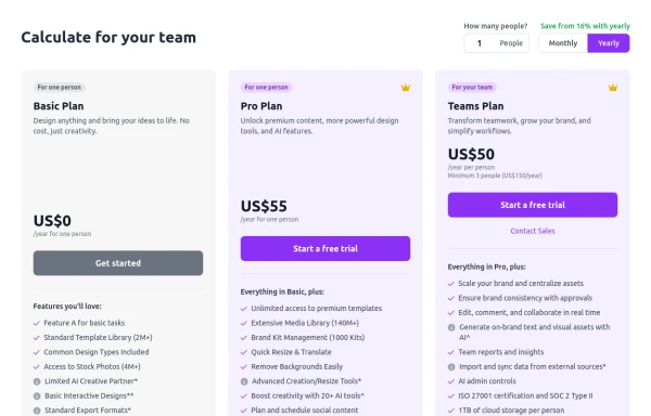 Configurable 3 Tier Responsive Pricing Table Tailwind Css Example