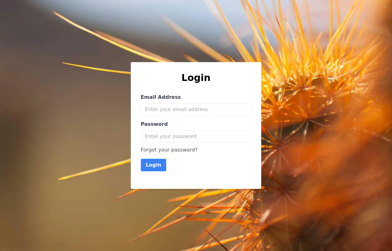 Login Form With Social Login Buttons Tailwind Css Example