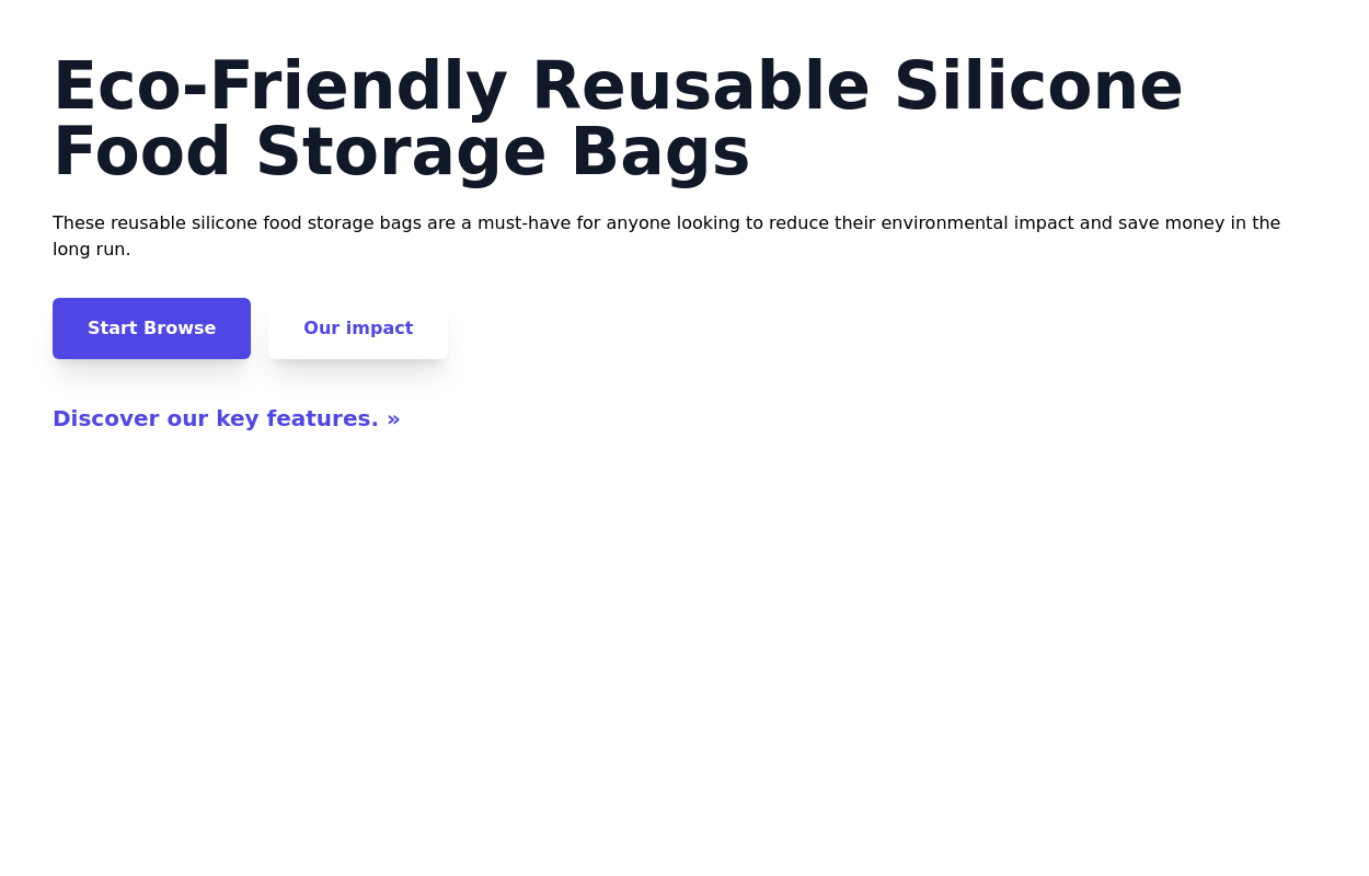 Simple Hero Section Tailwind Css Example