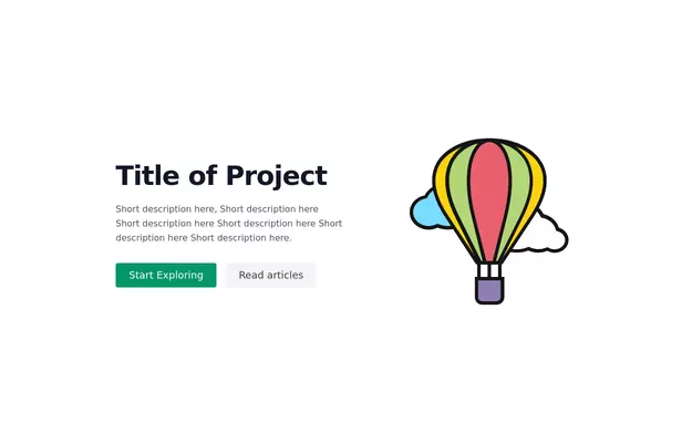 Hero Section Tailwind Css Example