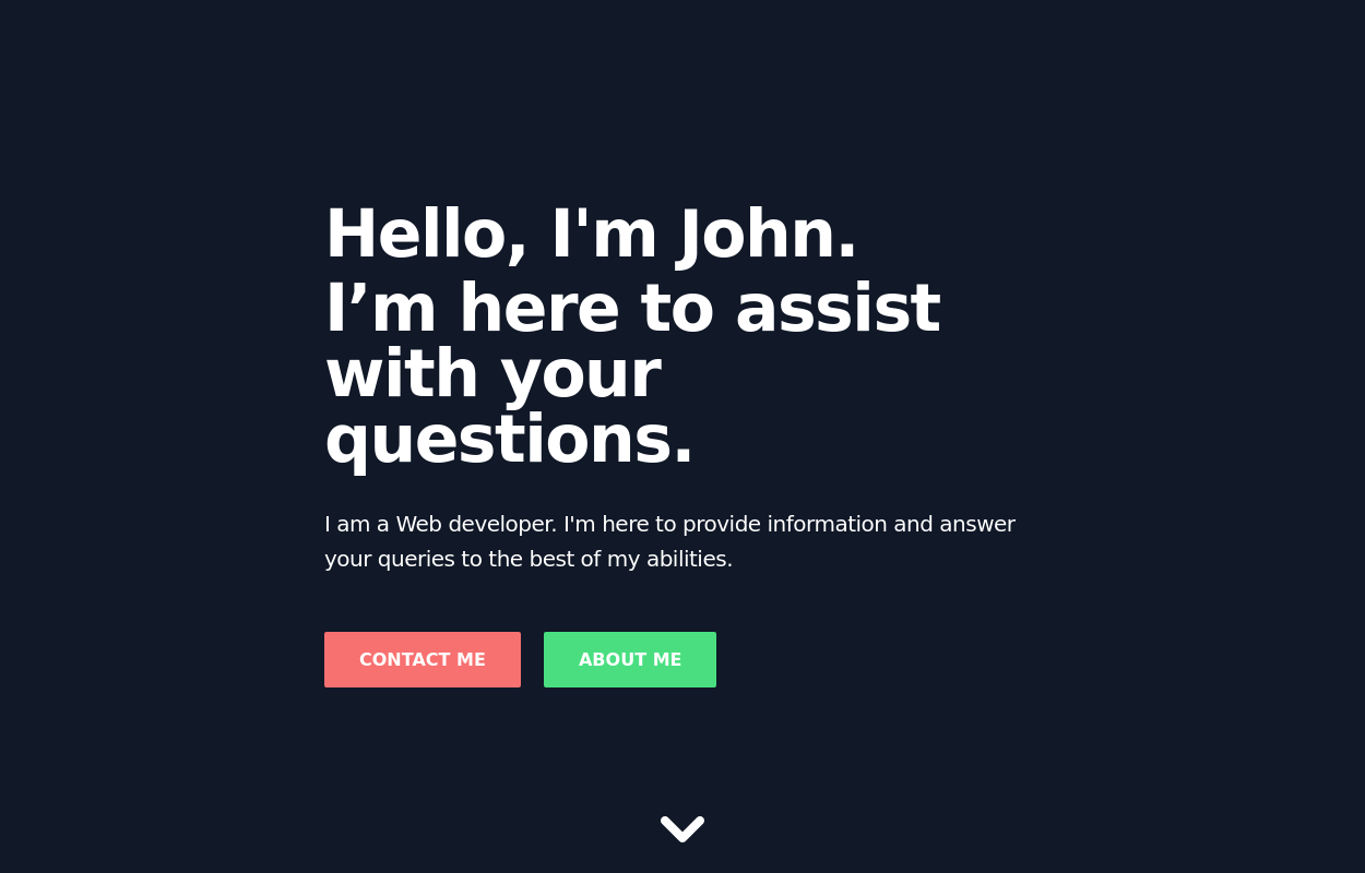 Hero Section In React Js Tailwind Css Example