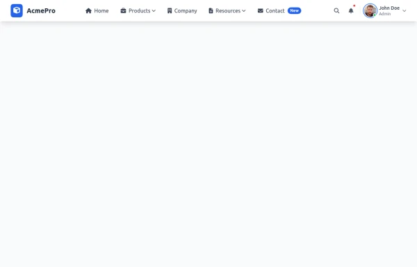 Navbar Tailwind Css Example