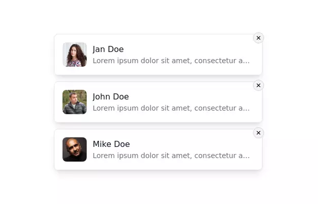 Notifications Tailwind Css Example