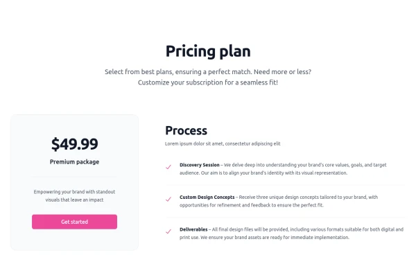 Pricing Section Htmlwind Tailwind Css Example