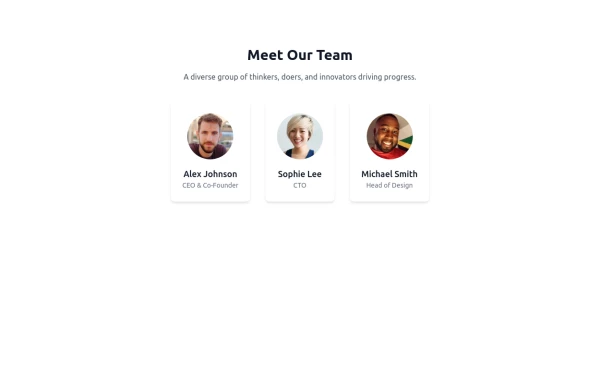 Profile Card Tailwind Css Example