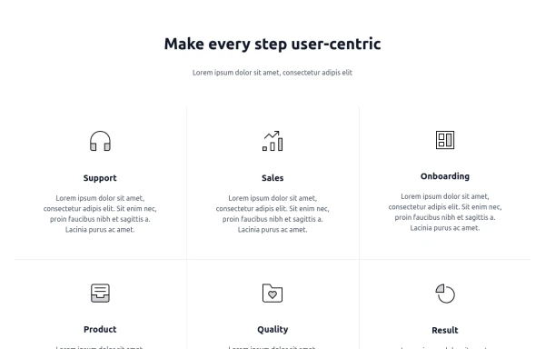 Responsive Features Section Tailwind Css Example