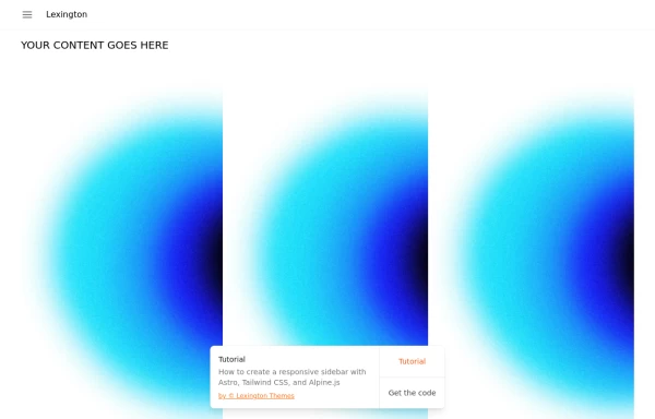 Sidebar With Tailwind Css And Alpinejs Tailwind Css Example