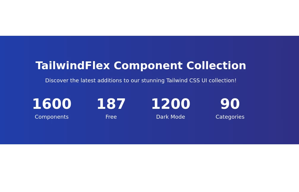 Stats Section Tailwind Css Example