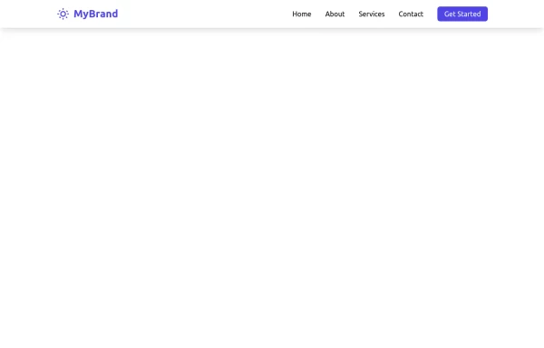 Navbar Tailwind Css Example
