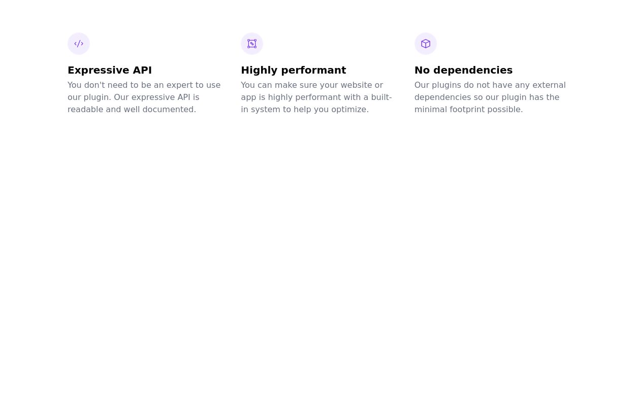 Tailwind Services Section Tailwind Css Example